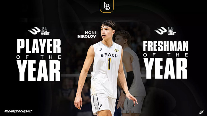 Historic achievement: Moni Nikolov is Big West Player of the Year and ...